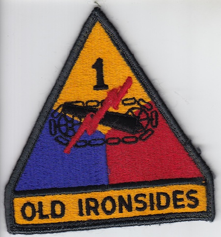 1st Armor Div spc me rfu $3.00