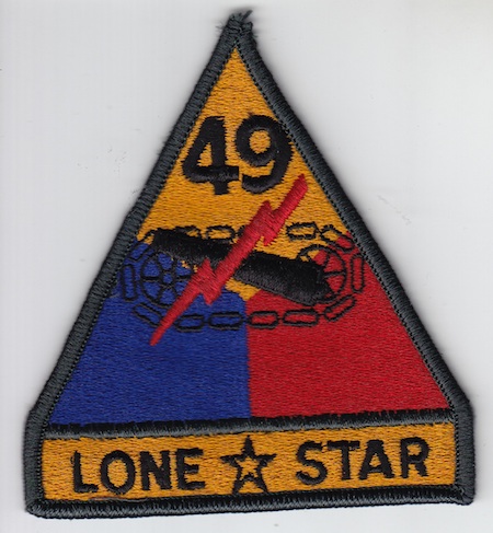 49th Armor Div+tab spc me ns $4.50