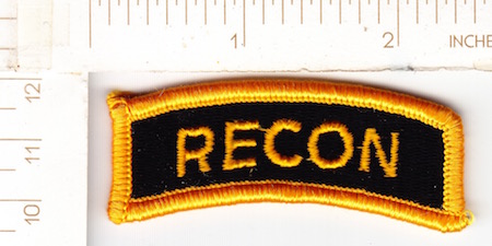 Army Recon tab (color) me ns $3.50