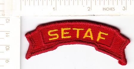 Army SETAF tab (color) me ns $5.00
