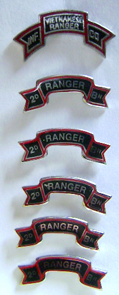 Army Ranger pins all six $18.00