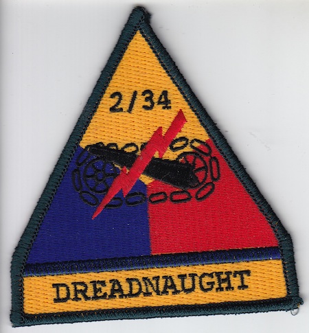 2/34 Armor Div DREADNAUGHT me ns $7.50
