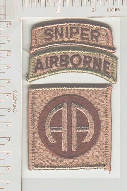 82ND INFANTRY DIV ME NS desert+AIRBORNE+SNIPER SOLD