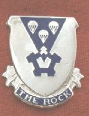 Army 503rd Infantry Rgt. sgl $5.75